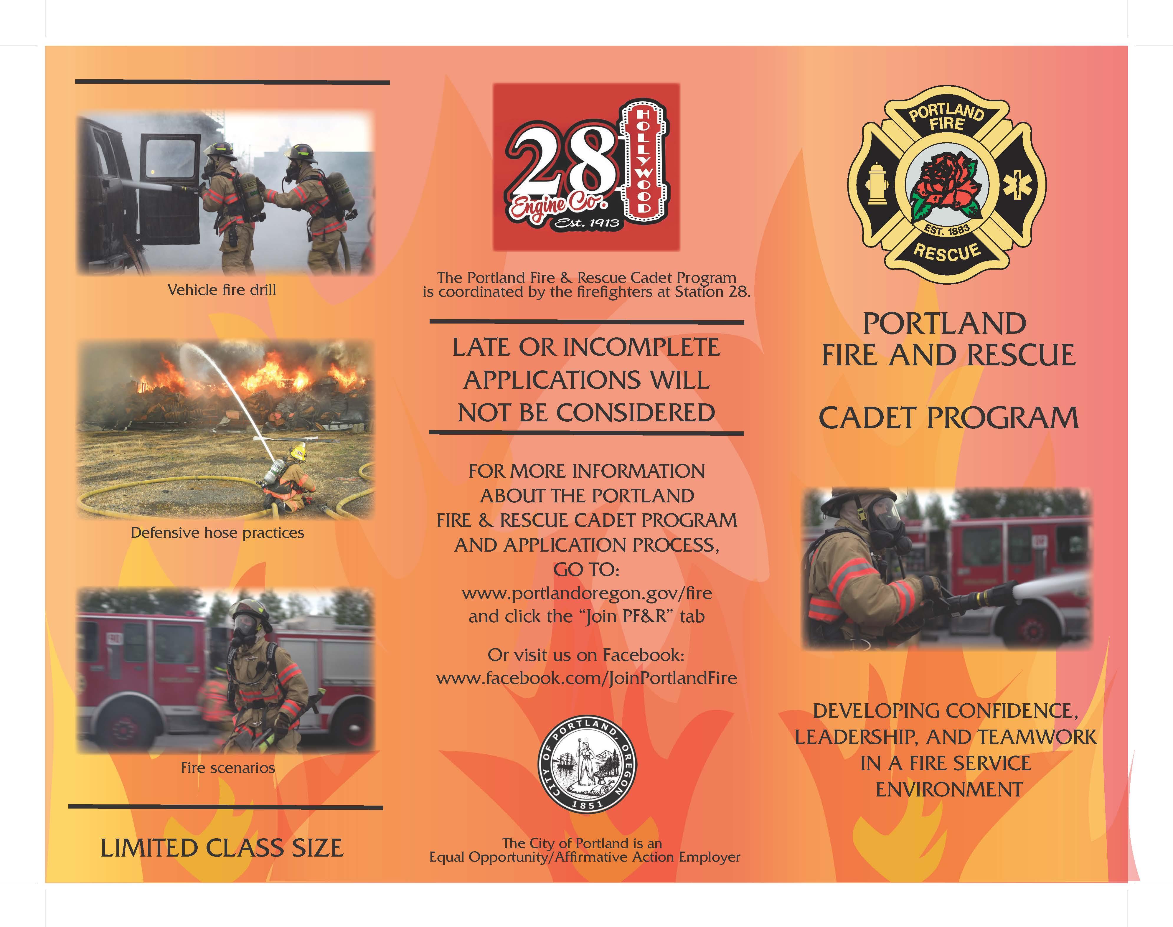 Portland Fire & Rescue's Cadet Program Now Taking Applications (Photo)