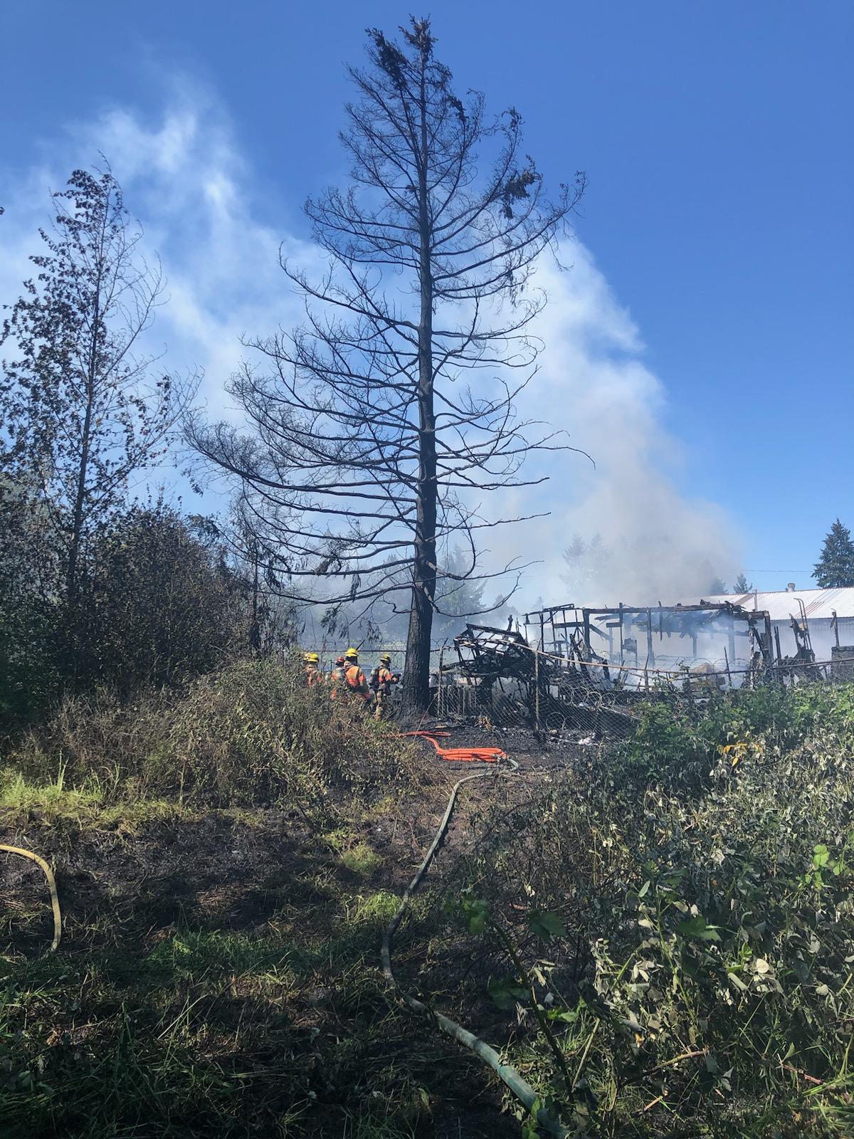 PF&R Responds to Two Significant Fires Within a 30 Minute Time Period ...