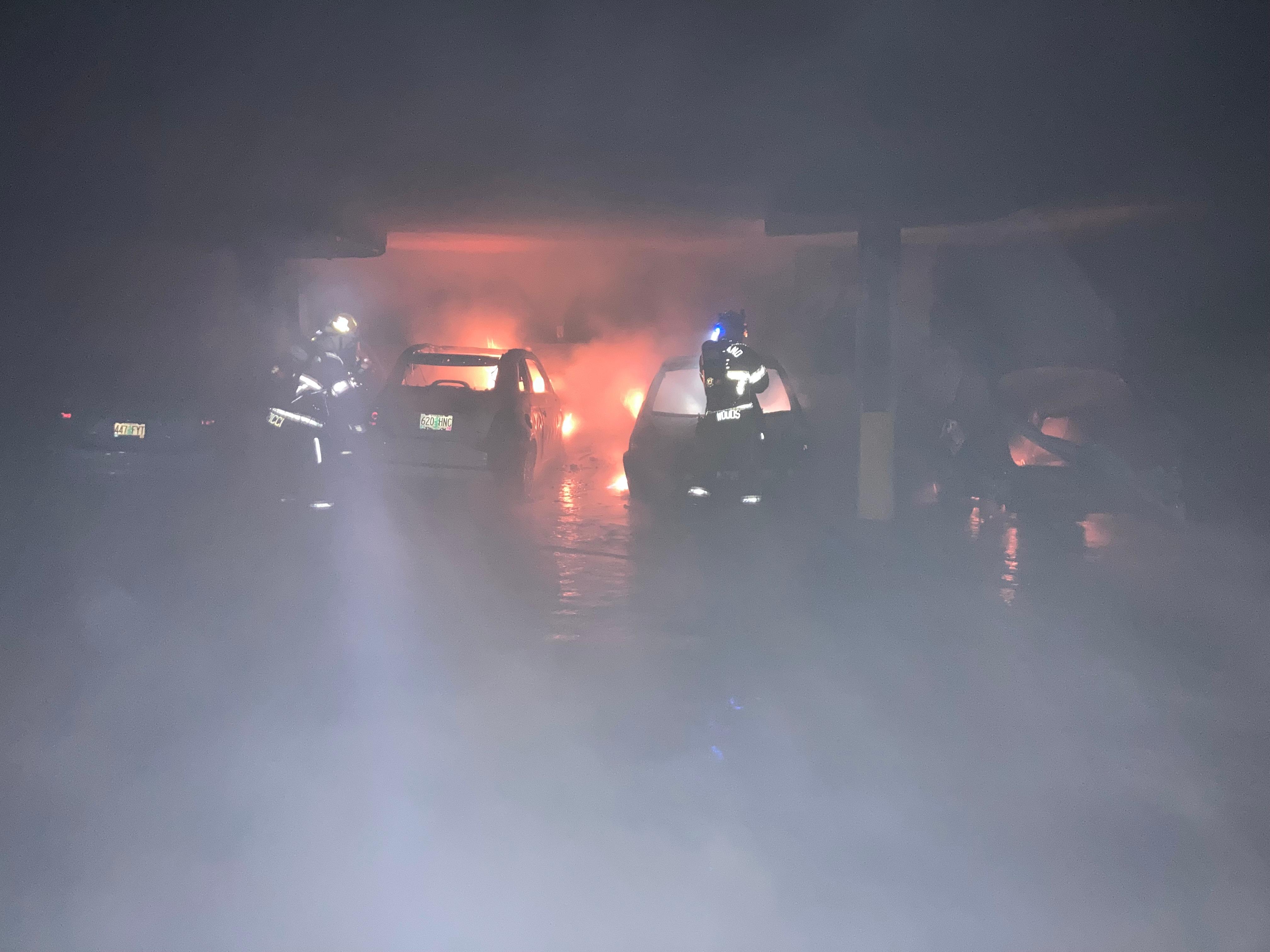 Simultaneous fires overnight in Portland (PHOTOS ATTACHED) (Photo)