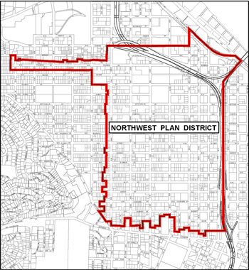 Hawthorne District Portland Oregon Neighborhood Map Ladd's Addition