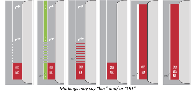 Federal Highway Administration experiment with Red Pavement Markings ...